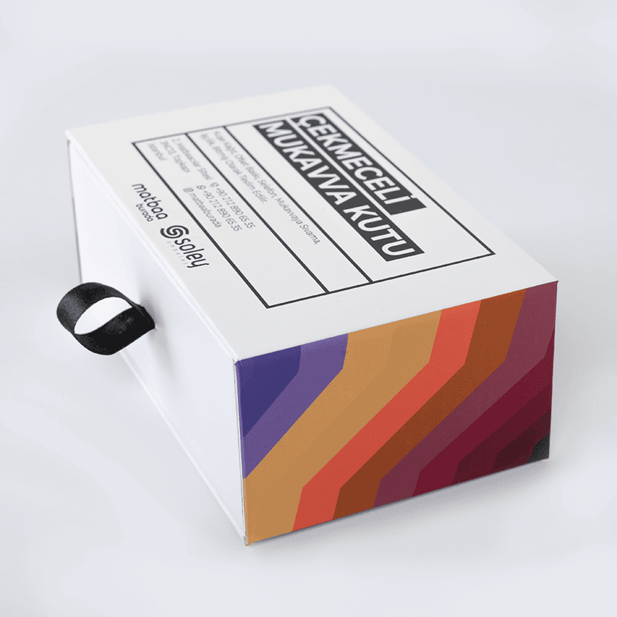 Drawer-Style Cardboard Box * Matbaa Burada